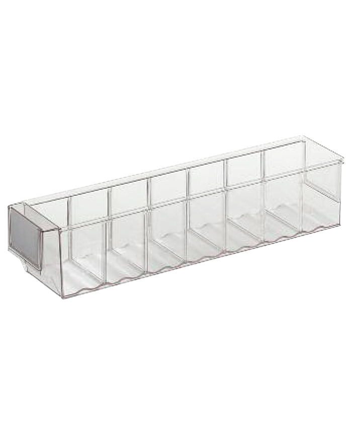 Bac divisible transparent LB 400 E TR - bacs divisibles : P&P